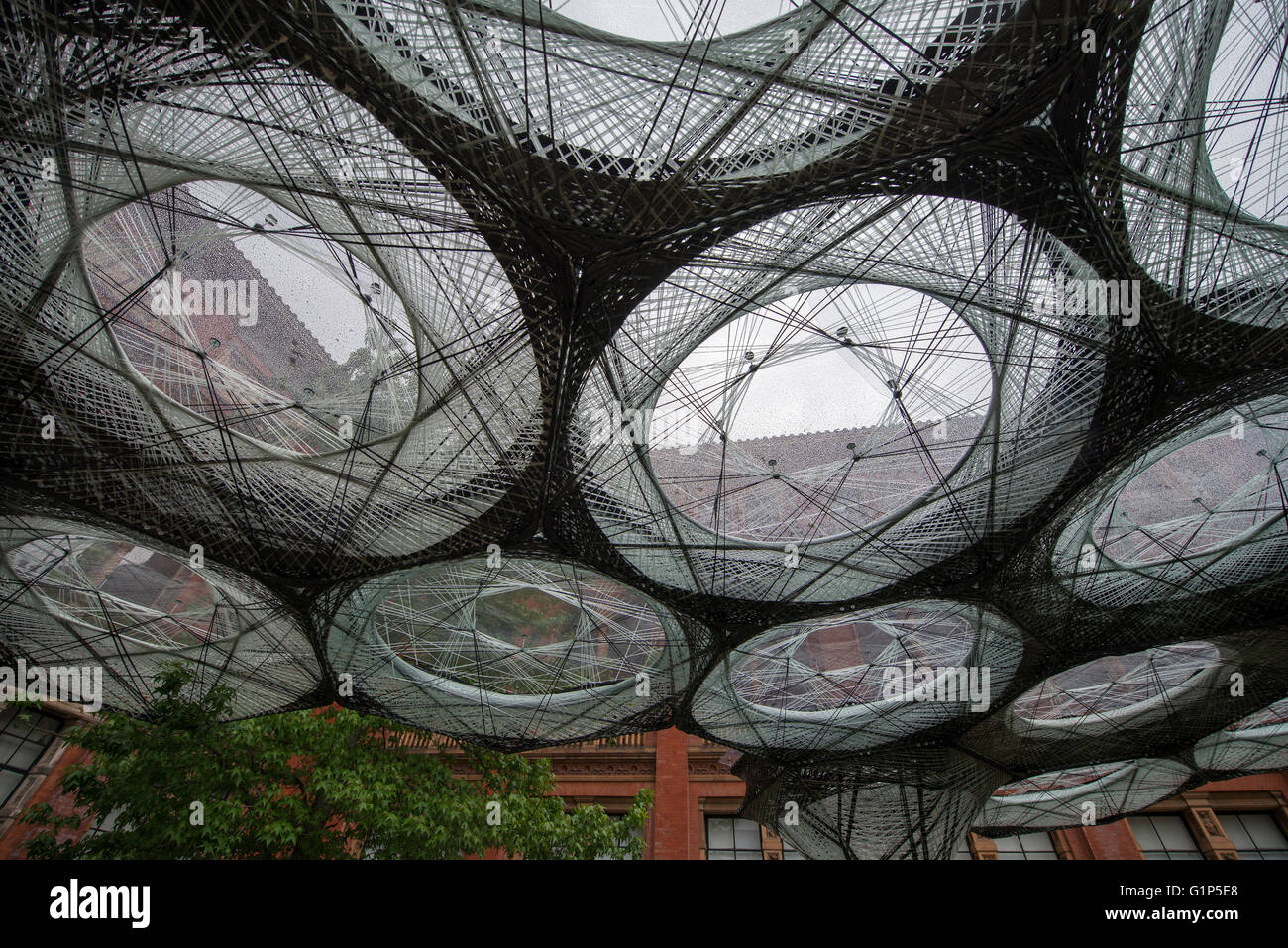 V&A, London UK. 18th May 2016. Elytra Filament Pavilion is unveiled ...