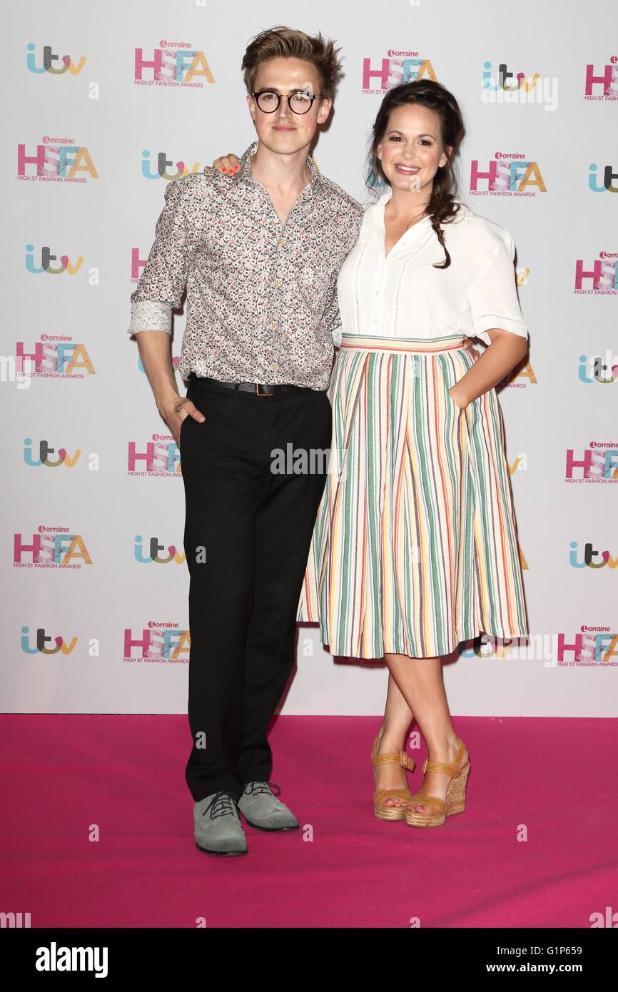 London.UK. Tom Fletcher and Giovanna Fletcher at the Lorraine High ...