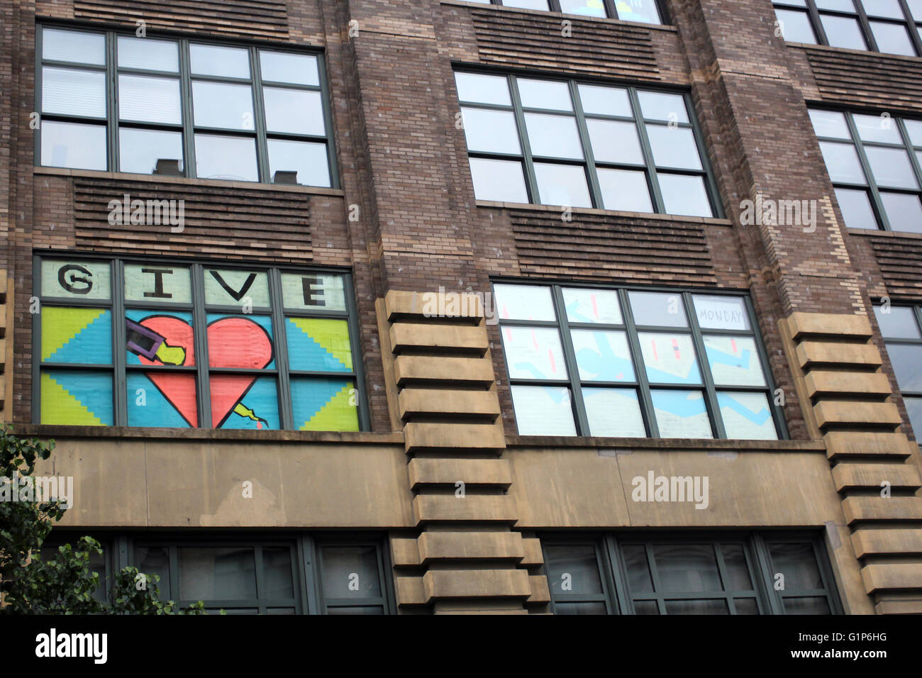 Post-it notes war breaks out in New York City Stock Photo - Alamy