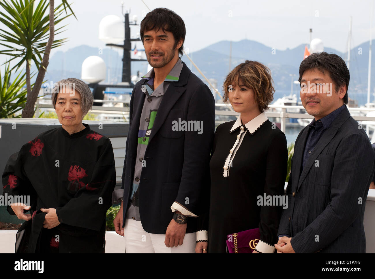 Actress Kirin Kiki, Actor Abe Hiroshi, actress Maki Yoko and director ...