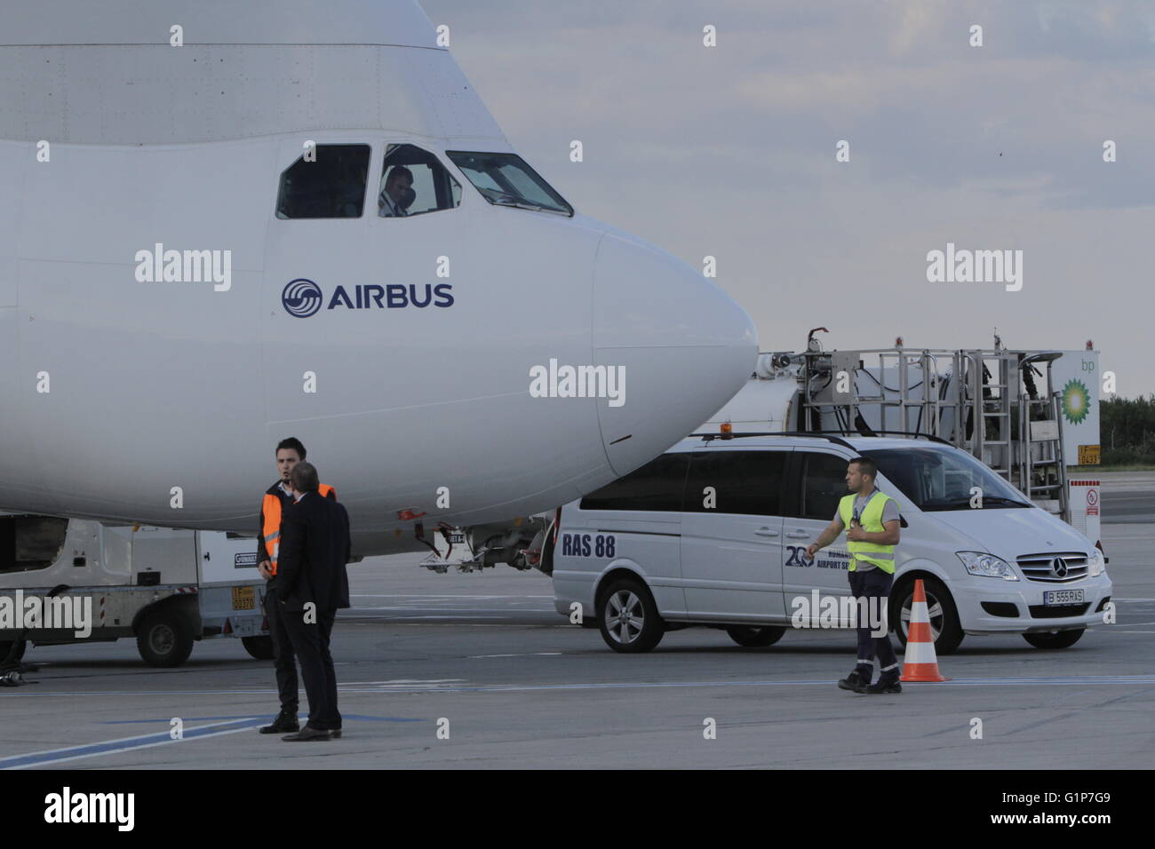 Bucharest, Romania. 18th May, 2016. Airbus A300-600ST (Super ...