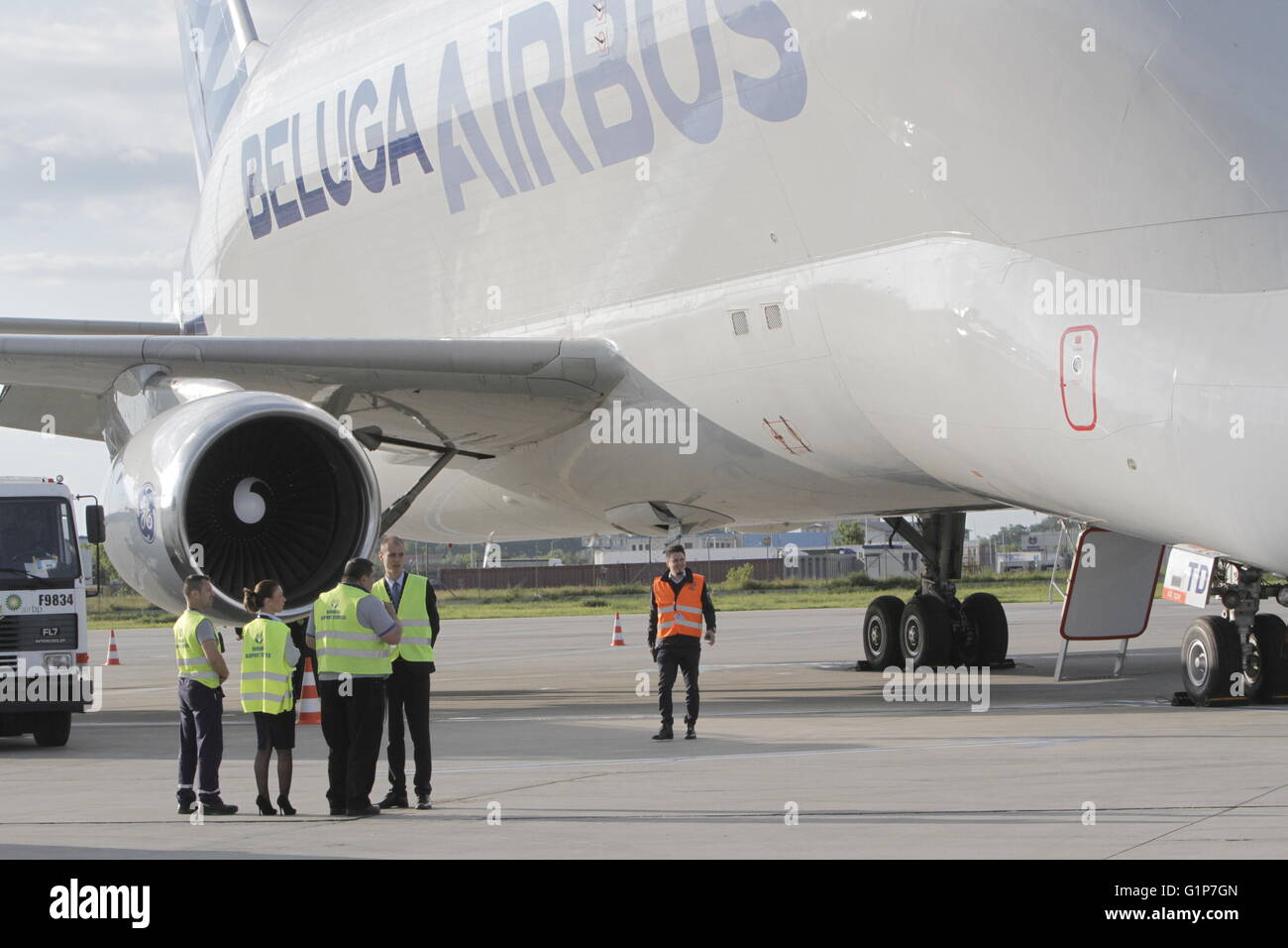 Bucharest, Romania. 18th May, 2016. Airbus A300-600ST (Super ...