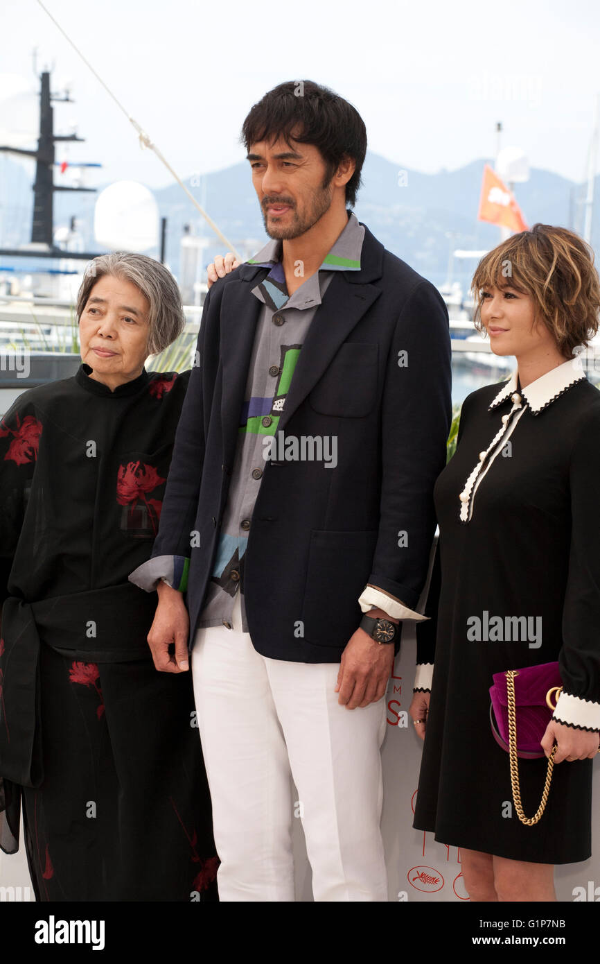 Actress, Kirin Kiki, Actor Hiroshi Abe and Actress Yoko Maki at the ...