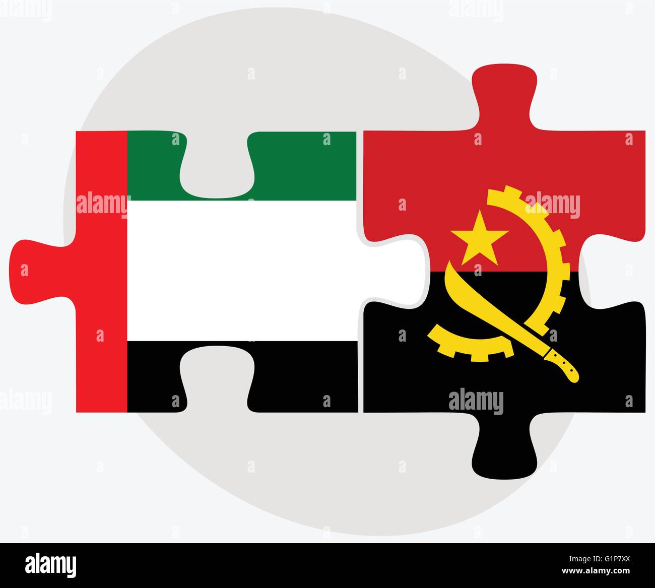 Angola united arab emirates flag hi-res stock photography and images ...