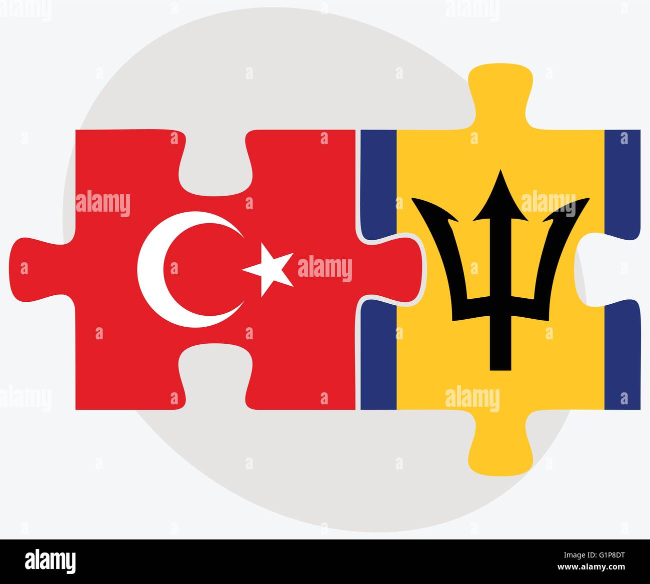 Barbados turkey Stock Vector Images - Alamy