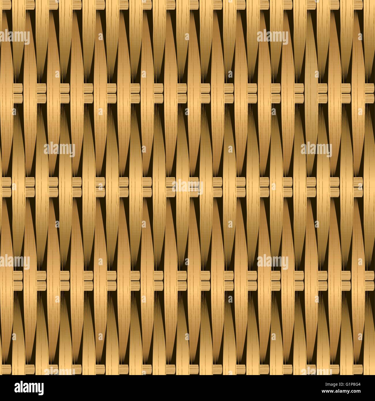 Woven wicker Stock Vector Images - Alamy