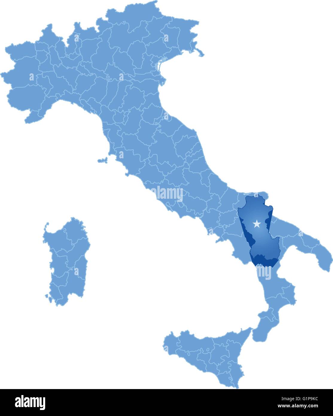 Map Of Potenza High Resolution Stock Photography and Images - Alamy