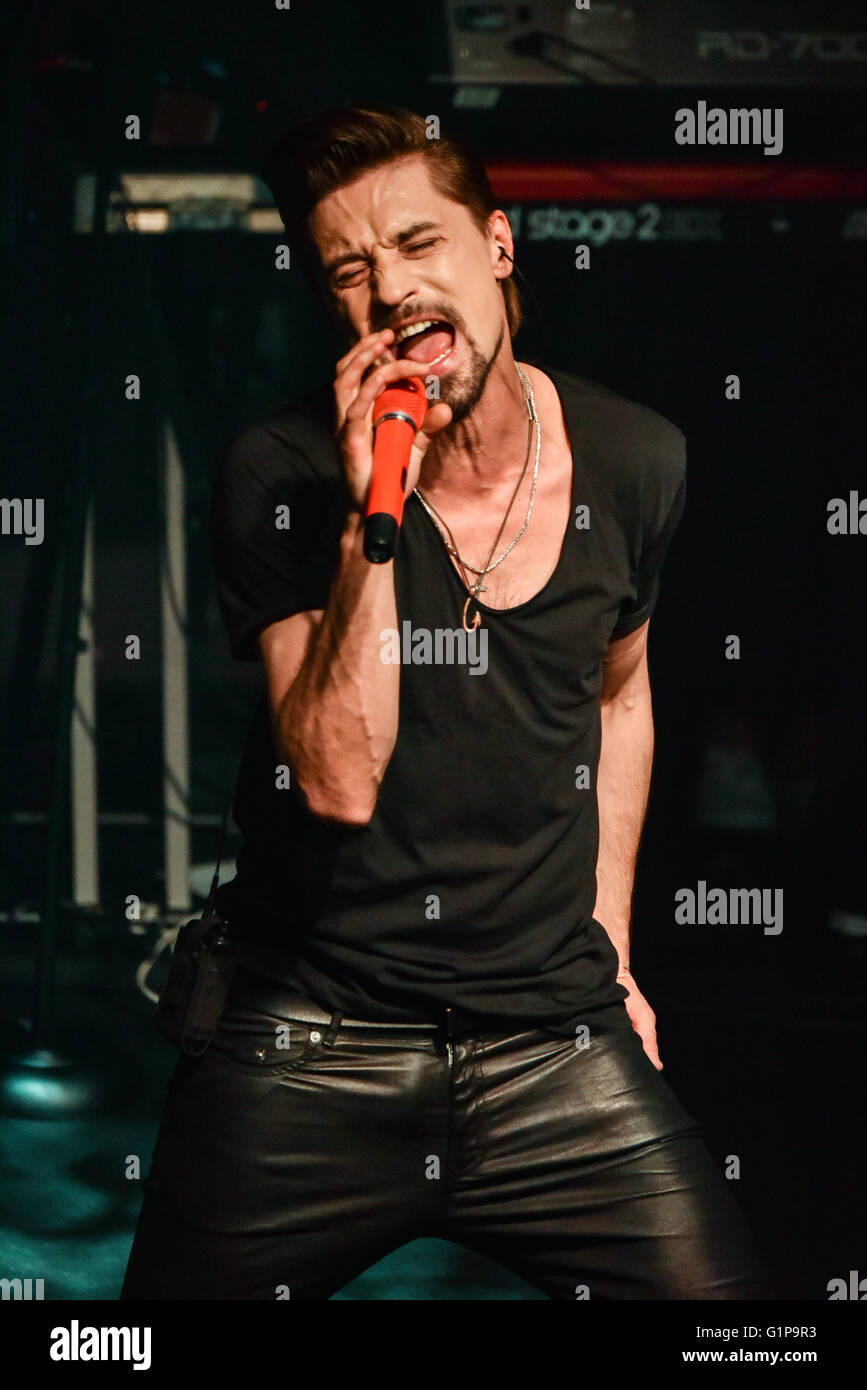 Russian singer Dima Bilan performs on the stage during his American ...