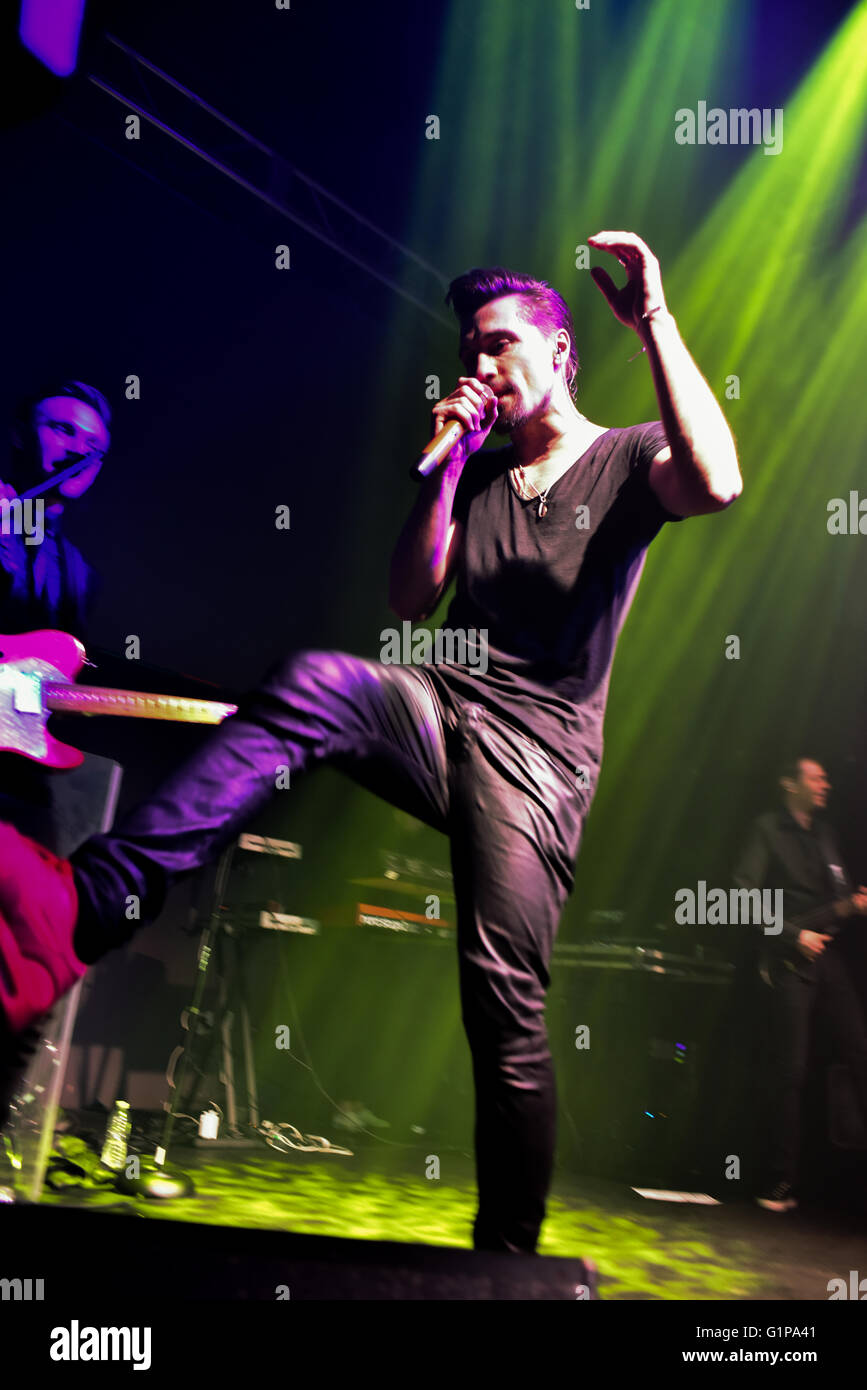 Russian singer Dima Bilan performs on the stage during his American ...