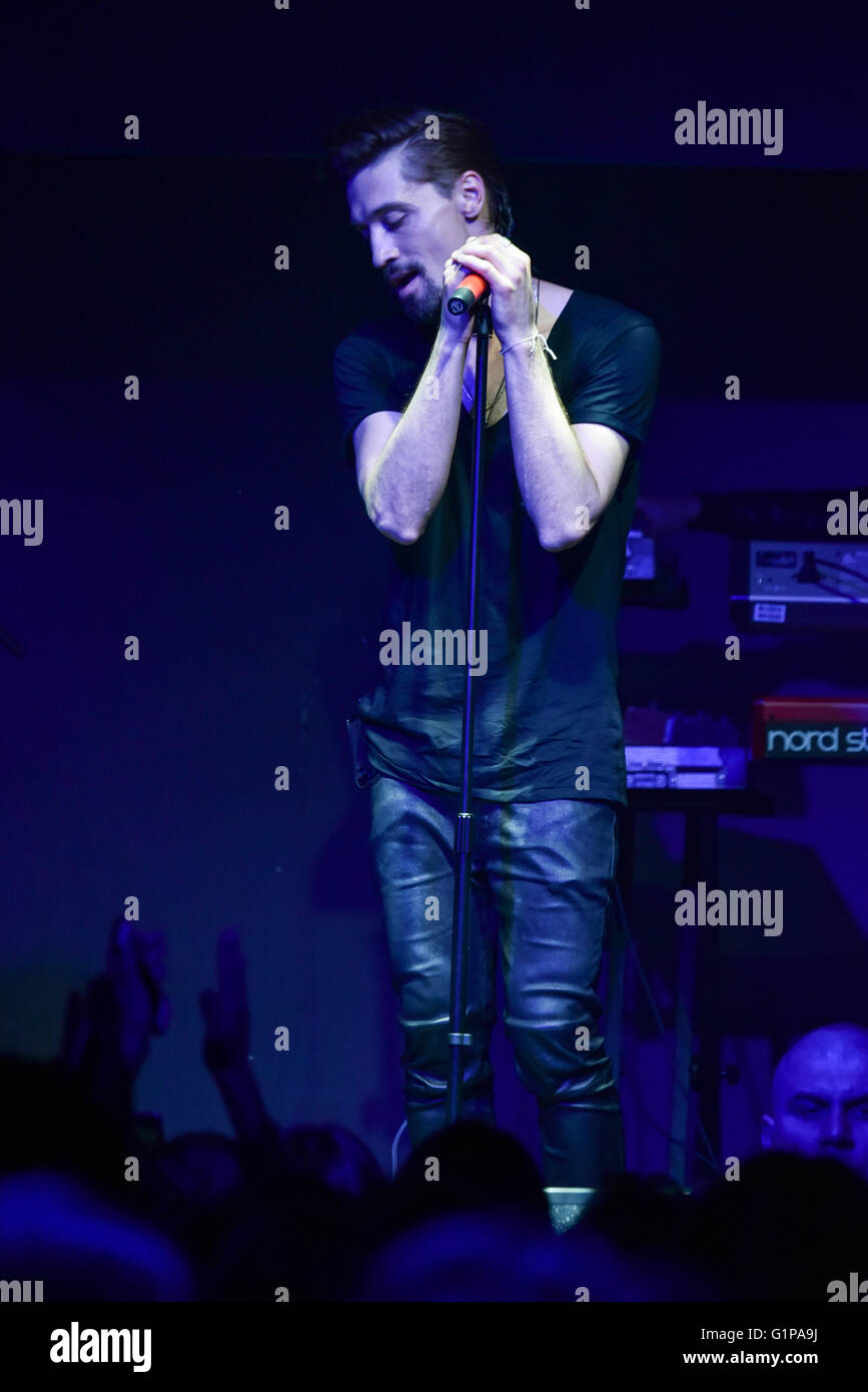 Russian singer Dima Bilan performs on the stage during his American ...