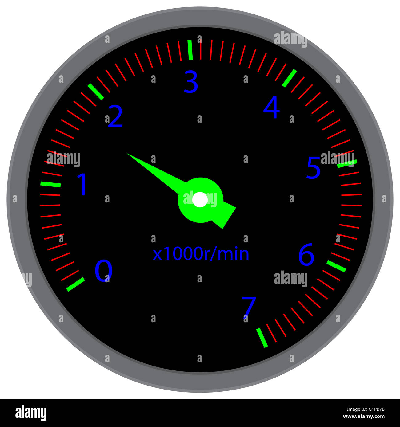 Tachometer dashboard device. Tache and speed, velocity and dashboard ...