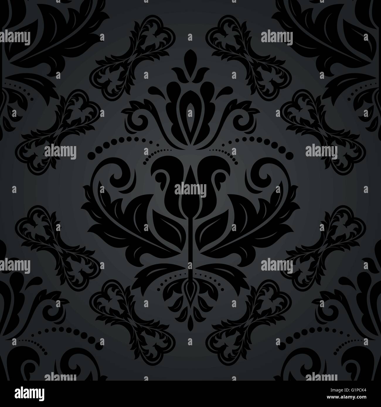 Seamless Vector Wallpaper in the Style of Baroque Stock Vector Image & Art - Alamy