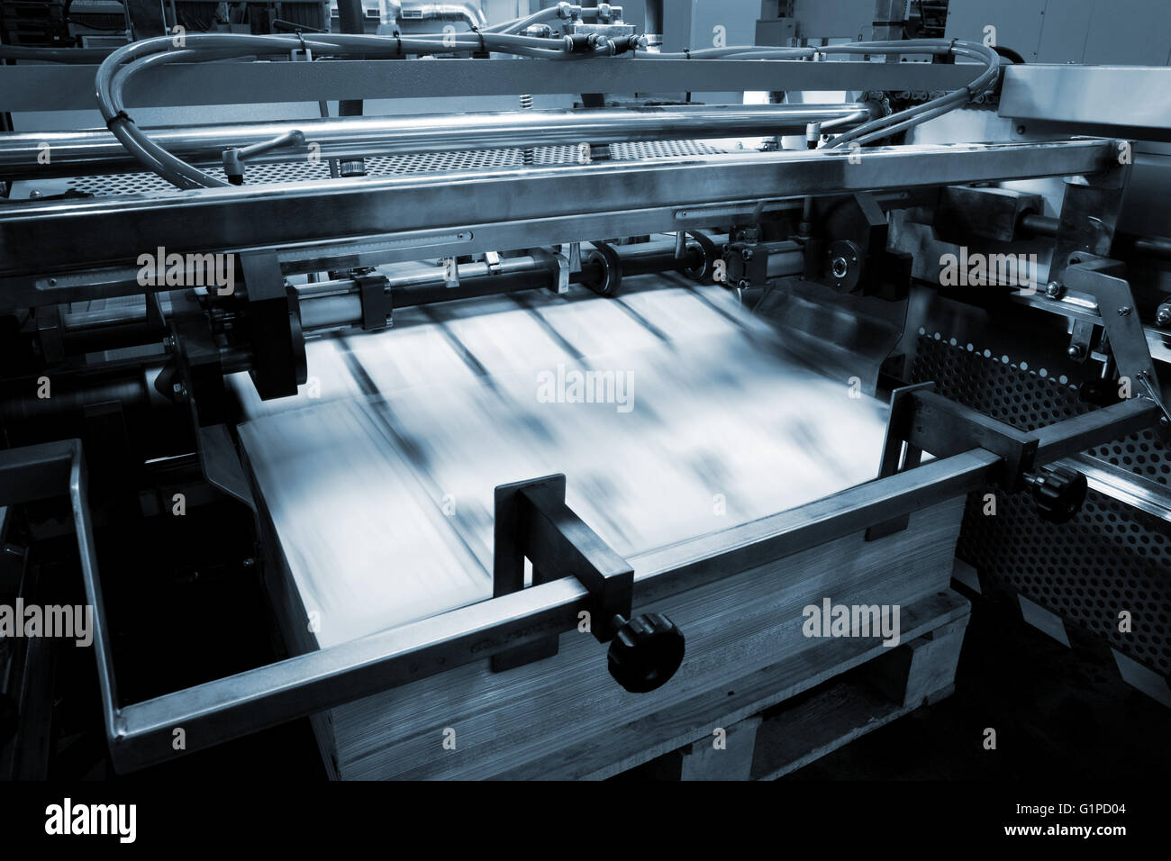 Polygraphic process in a modern printing house Stock Photo - Alamy