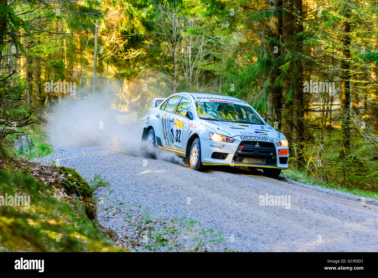 Mitsubishi evo x rally car hi-res stock photography and images - Alamy
