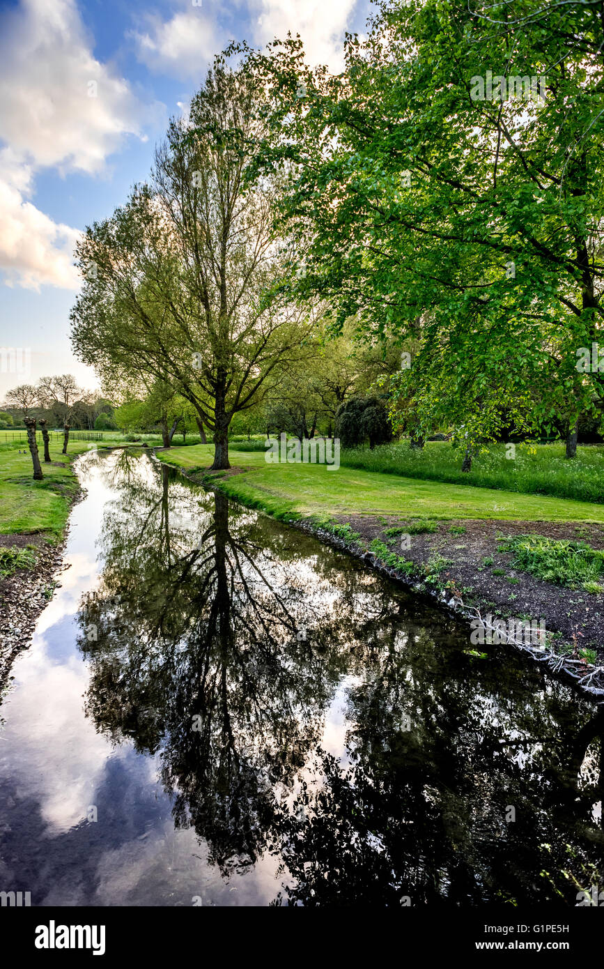 Classic view of rolling fields in southern England Stock Photo - Alamy