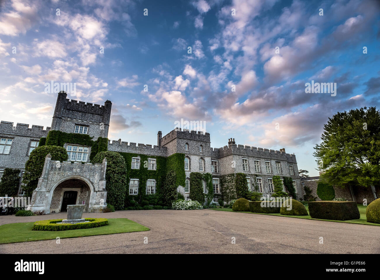 West Dean College, near Chichester in West Sussex, England Stock Photo ...