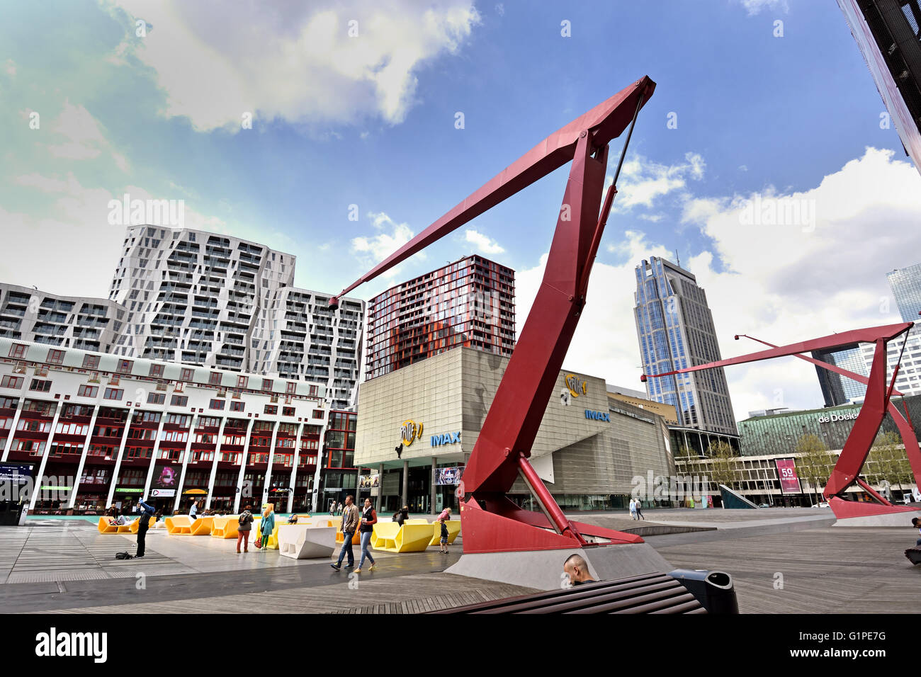 iMax Pathe Cinema Theater Square ( Schouwburgplein) situated in the ...