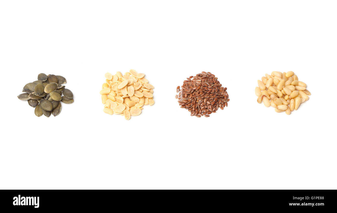 Variety of seeds Cut Out Stock Images & Pictures - Alamy