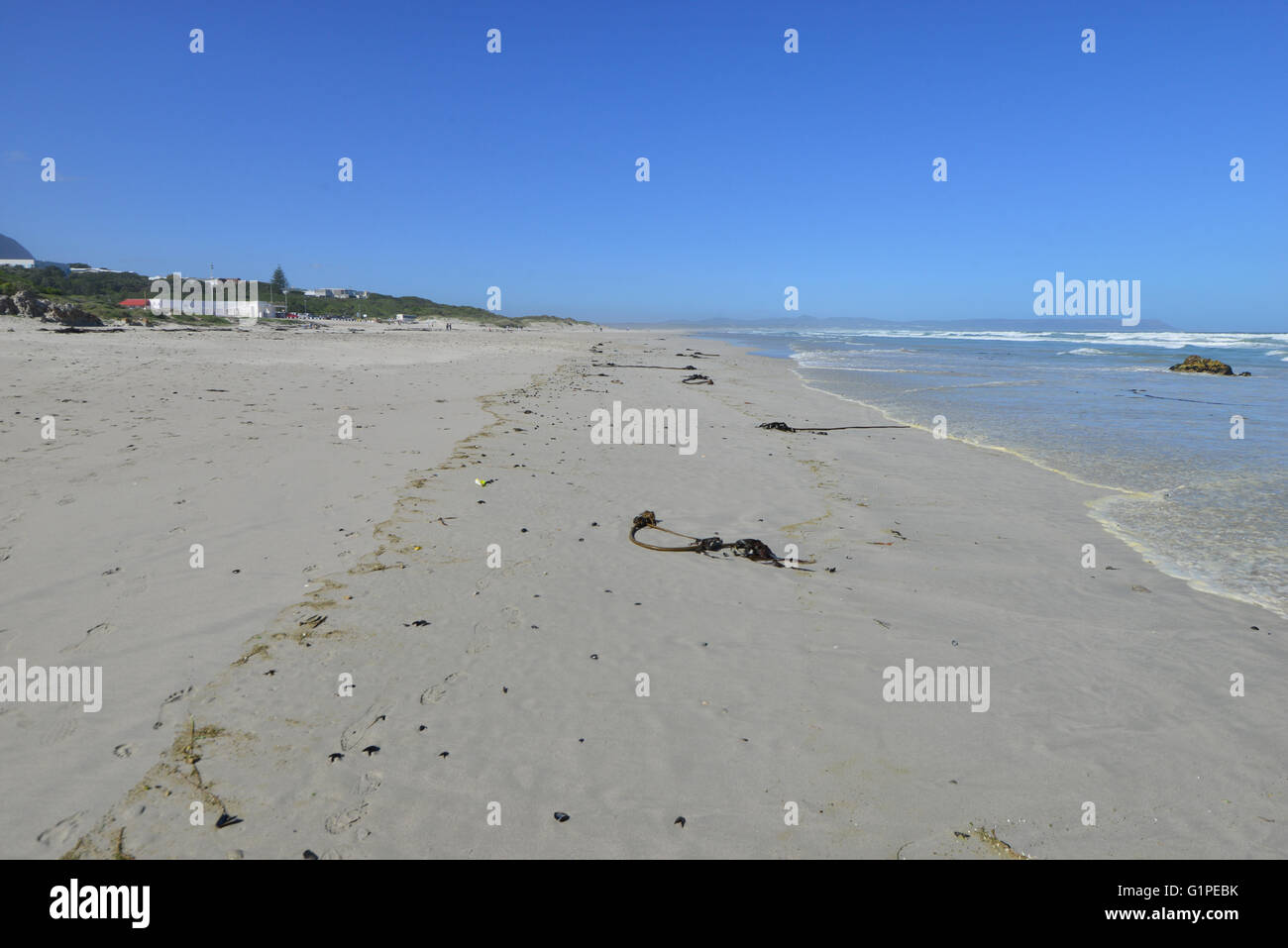Hermanus bay beach in South Africa on the Western Cape Stock Photo - Alamy