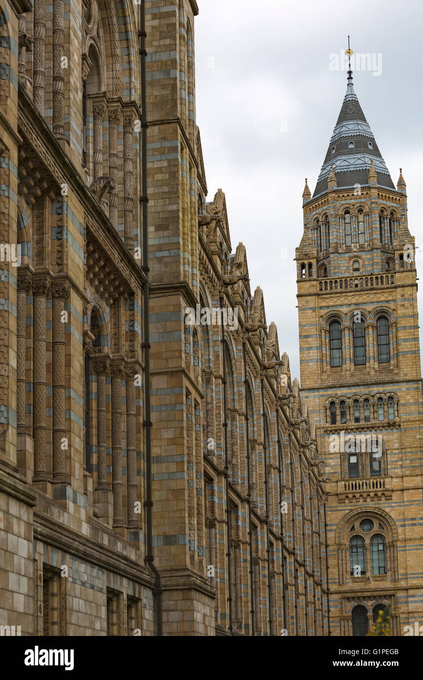 Exterior of Natural History Museum, London in April Stock Photo - Alamy
