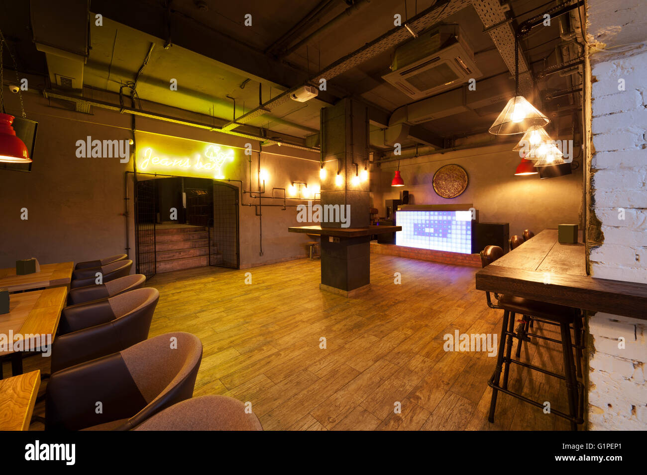 Night club interior design hi-res stock photography and images - Alamy
