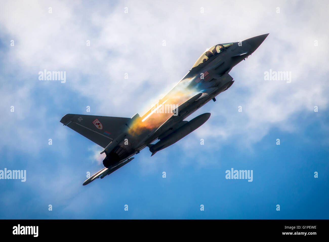 Royal Air Force Eurofighter Typhoon display Stock Photo - Alamy
