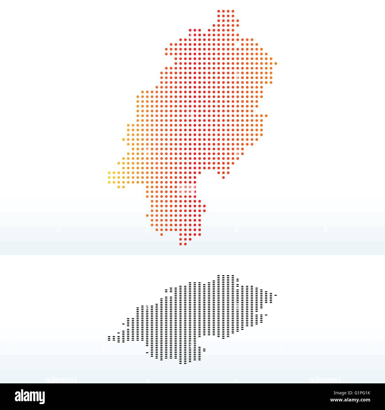Map of hesse Stock Vector Images - Alamy