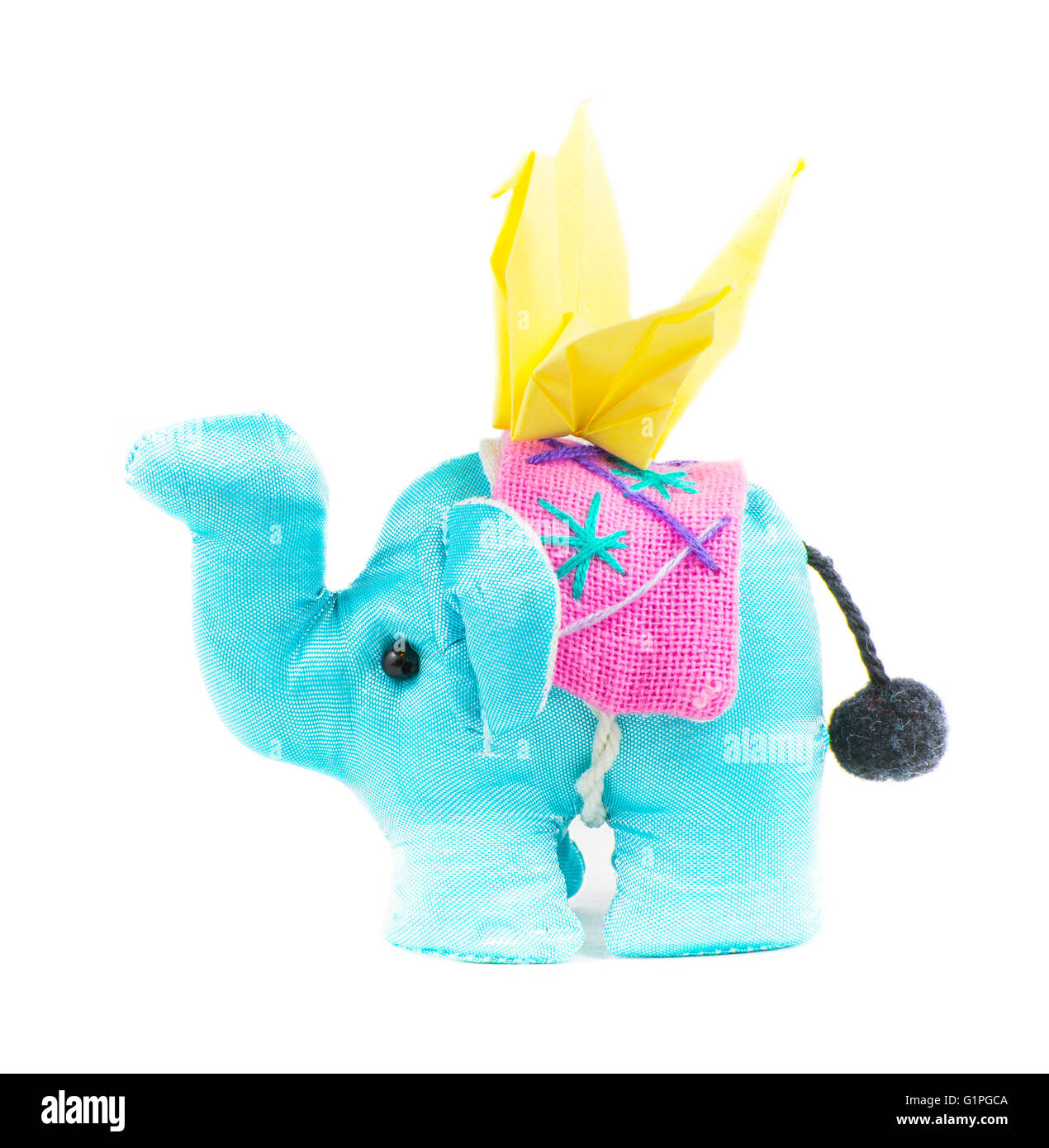 Bird on elephant Cut Out Stock Images & Pictures - Alamy