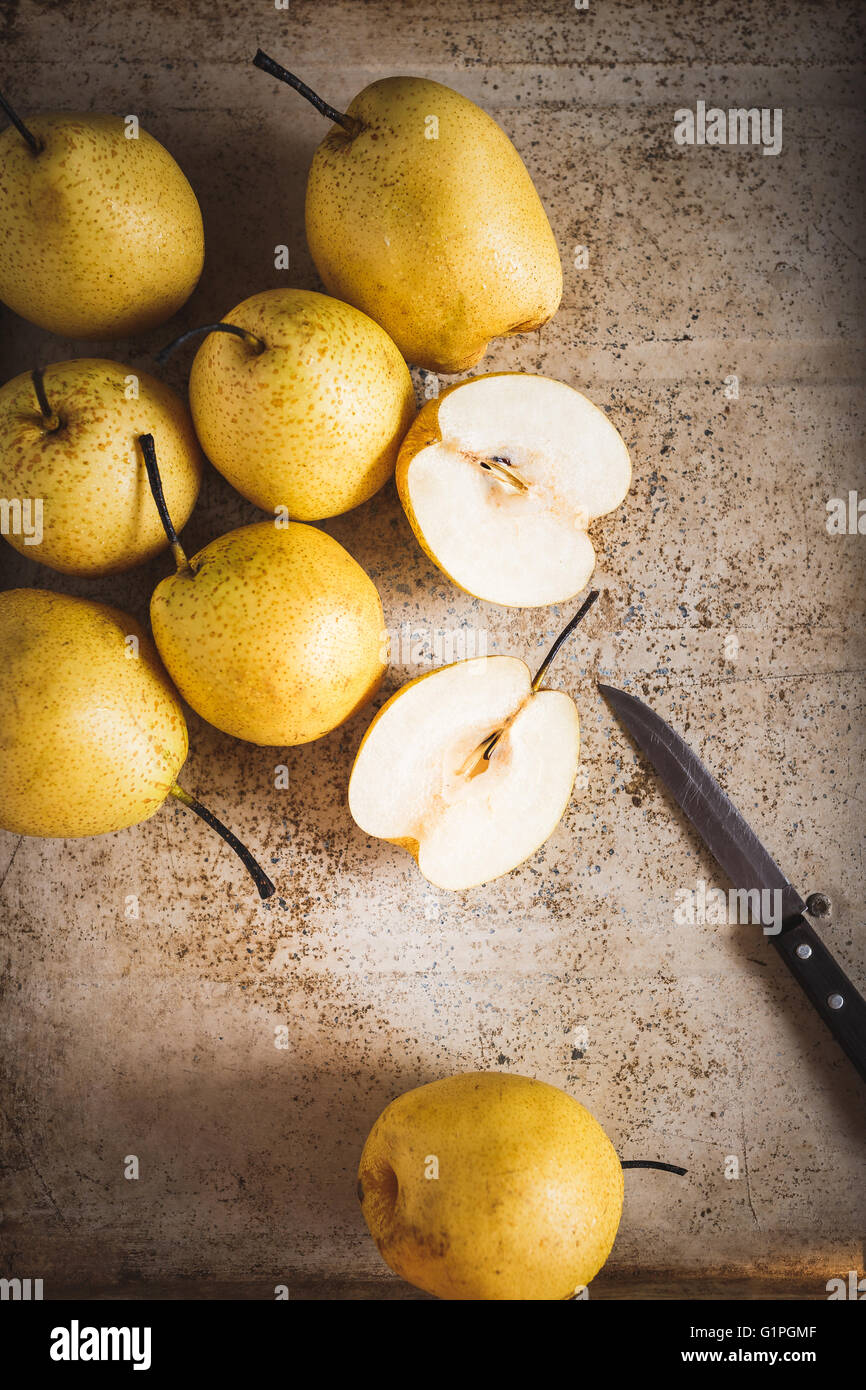 Light yellow pears hi-res stock photography and images - Alamy