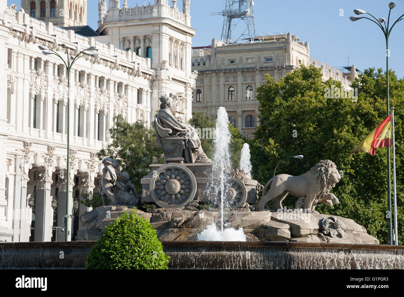 landmark of famous neoclassical sculpture monument fountain of greek ...