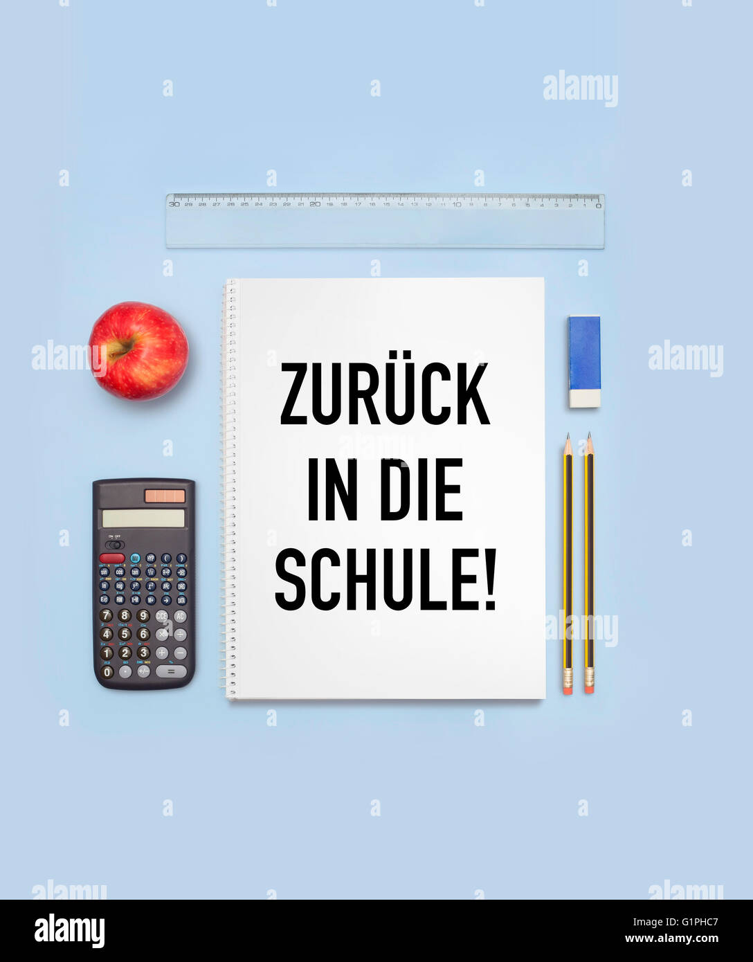 Back to school in german Stock Photo - Alamy