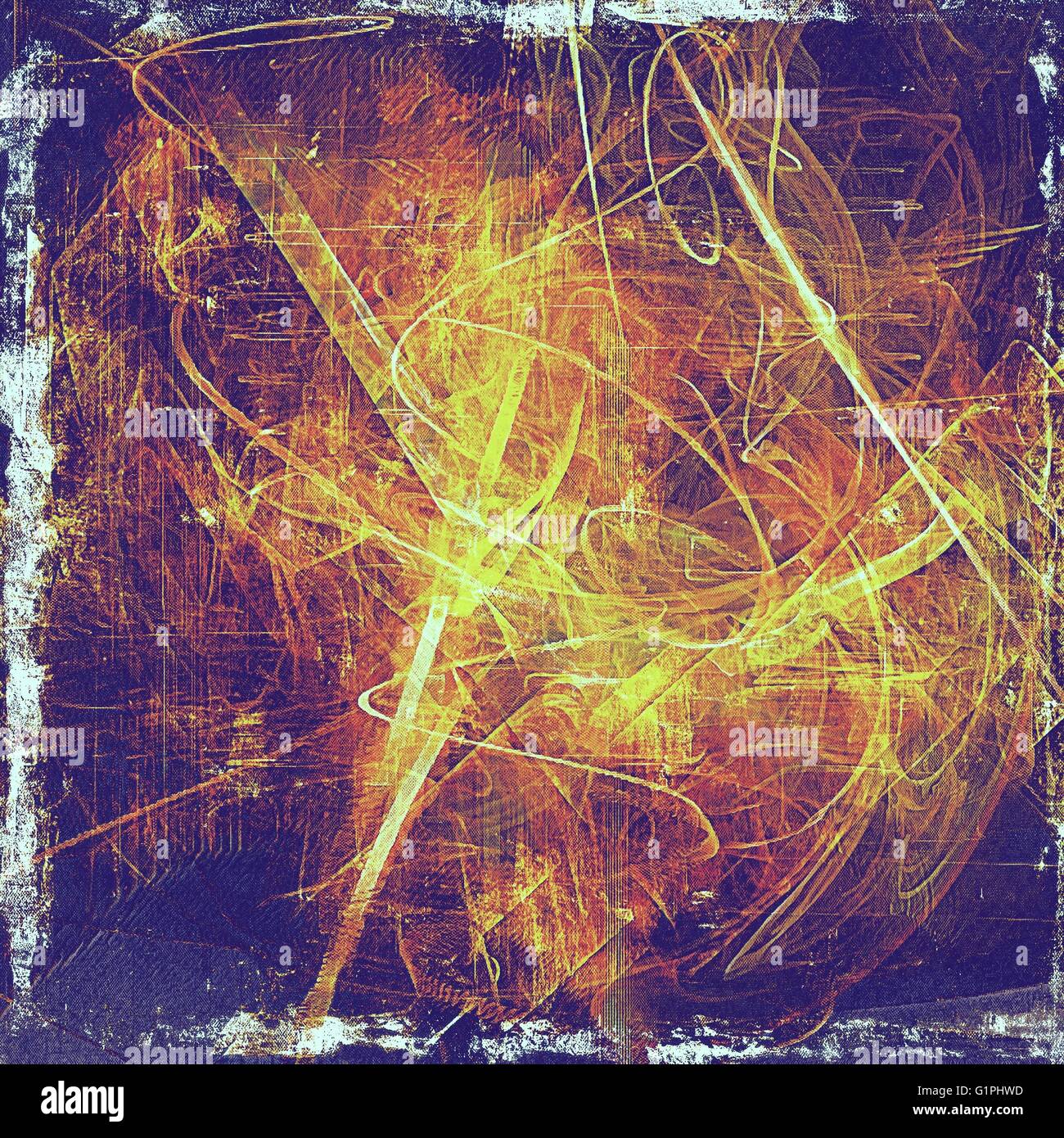 Old school background or texture with vintage style grunge elements and ...