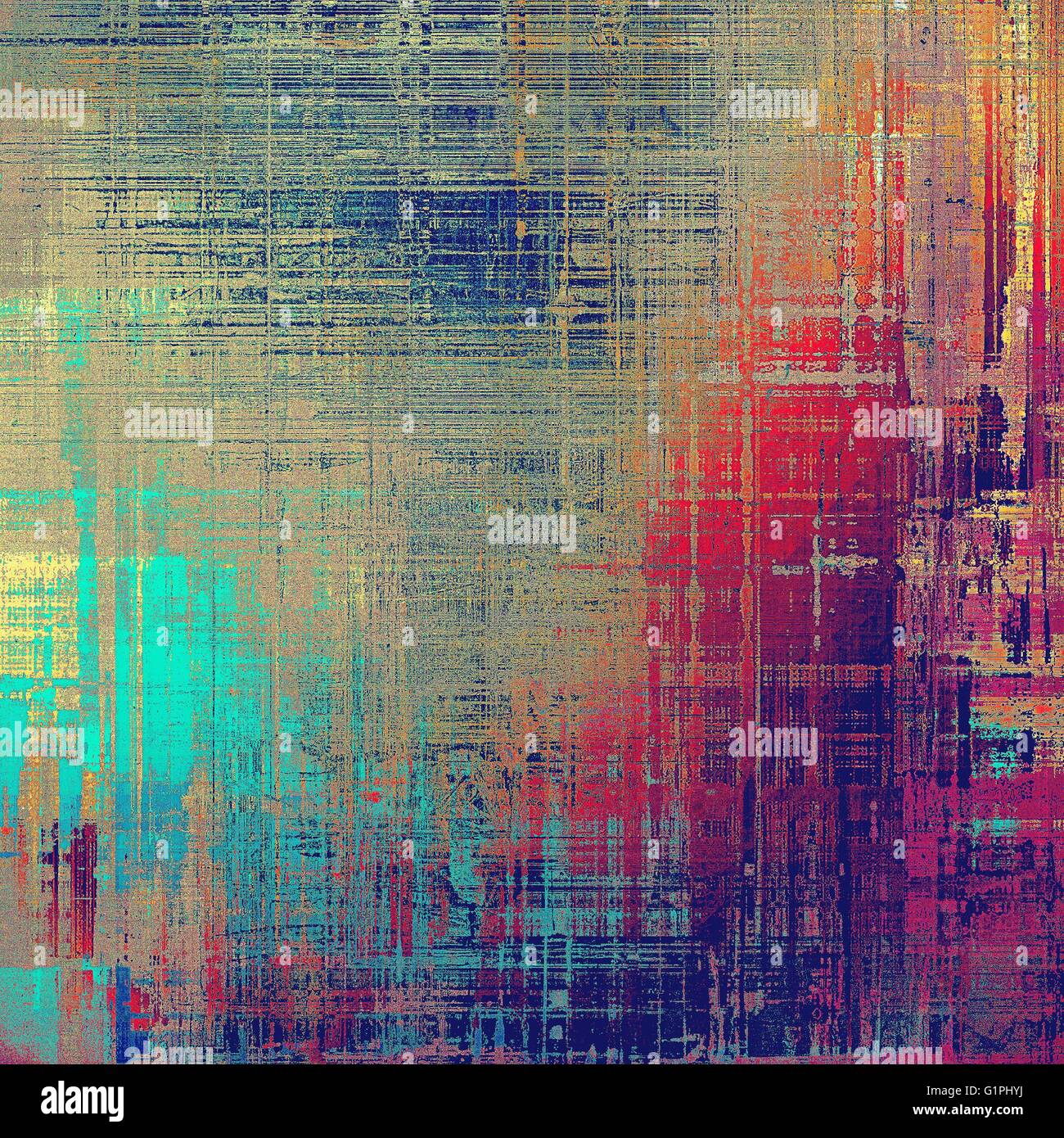 Vintage old-style texture, worn and rough grunge background with ...