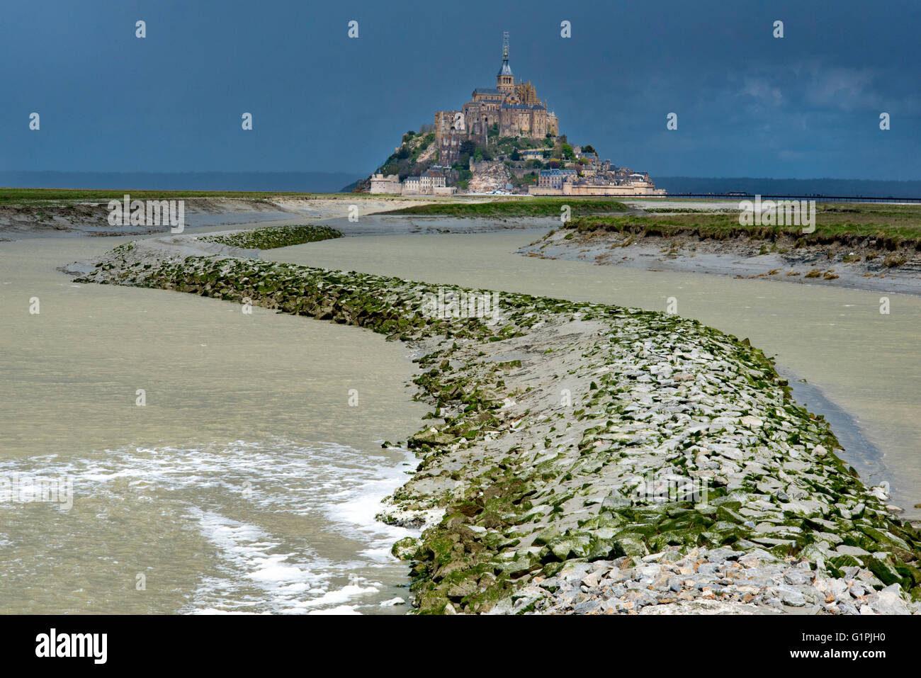 Mont Saint Michel Mouth Couesnon River High Resolution Stock ...