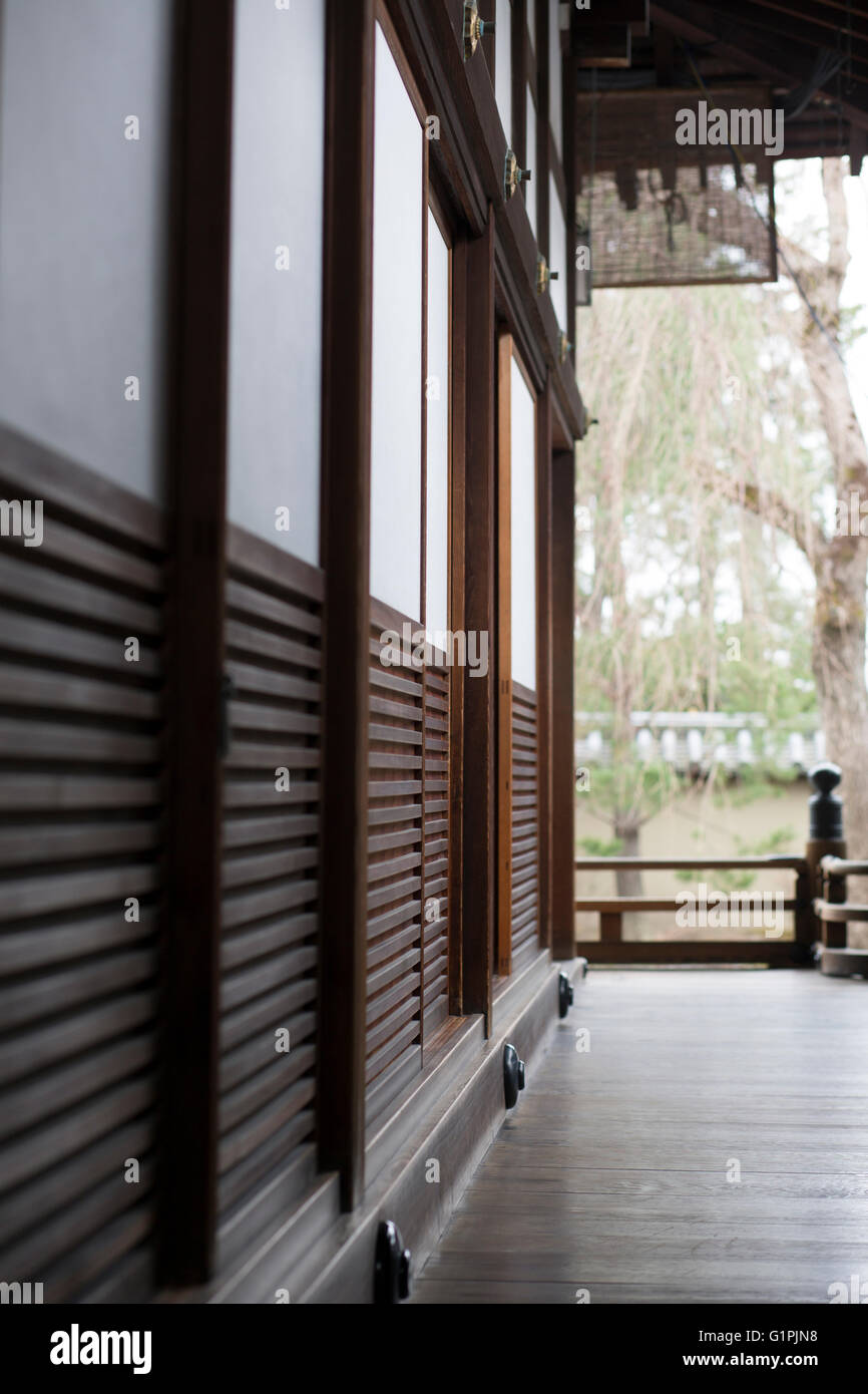 Japanese style porch hi-res stock photography and images - Alamy
