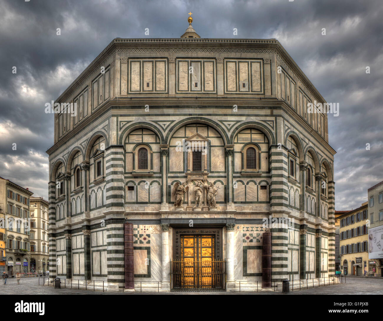 HDR image of the Baptistery of Saint John in Florence, Tuscany, Italy ...
