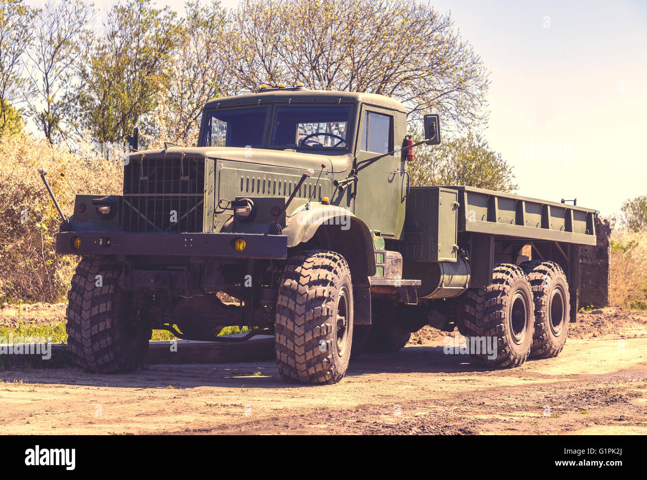 Soviet military vehicle hi-res stock photography and images - Alamy
