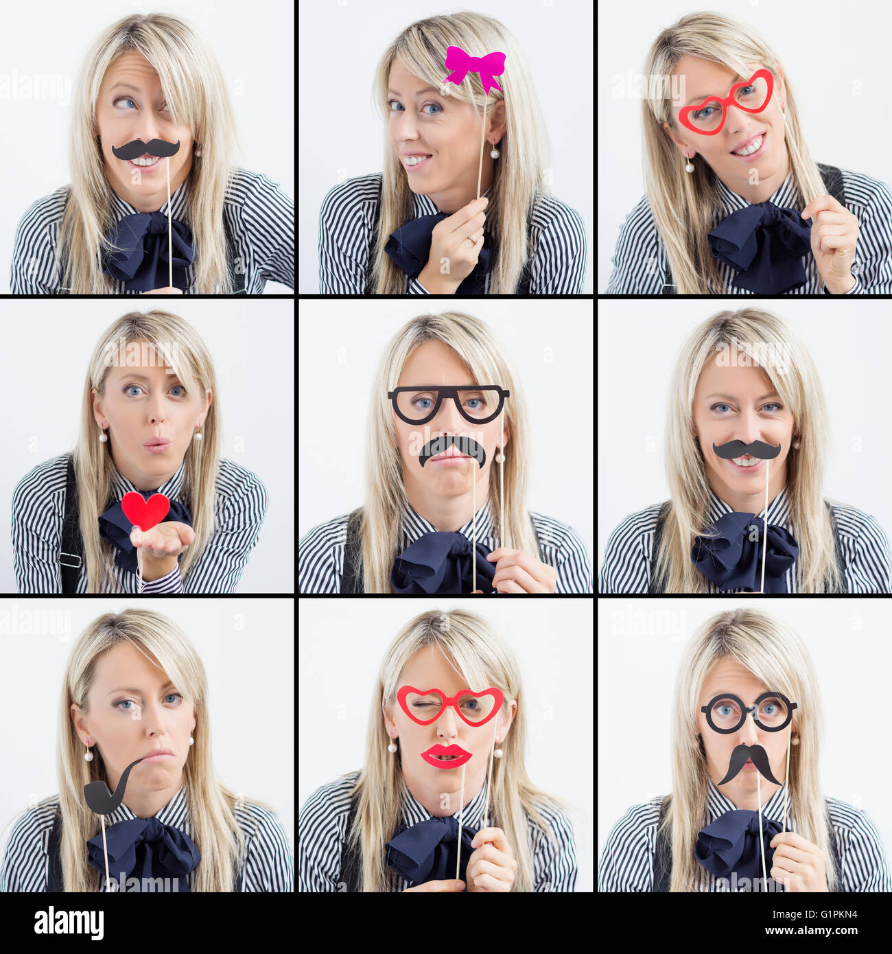 Man making different faces hi-res stock photography and images - Alamy