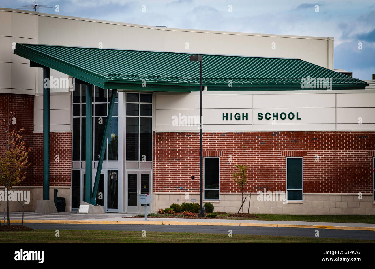 Architectural exteriors. School building Stock Photo - Alamy