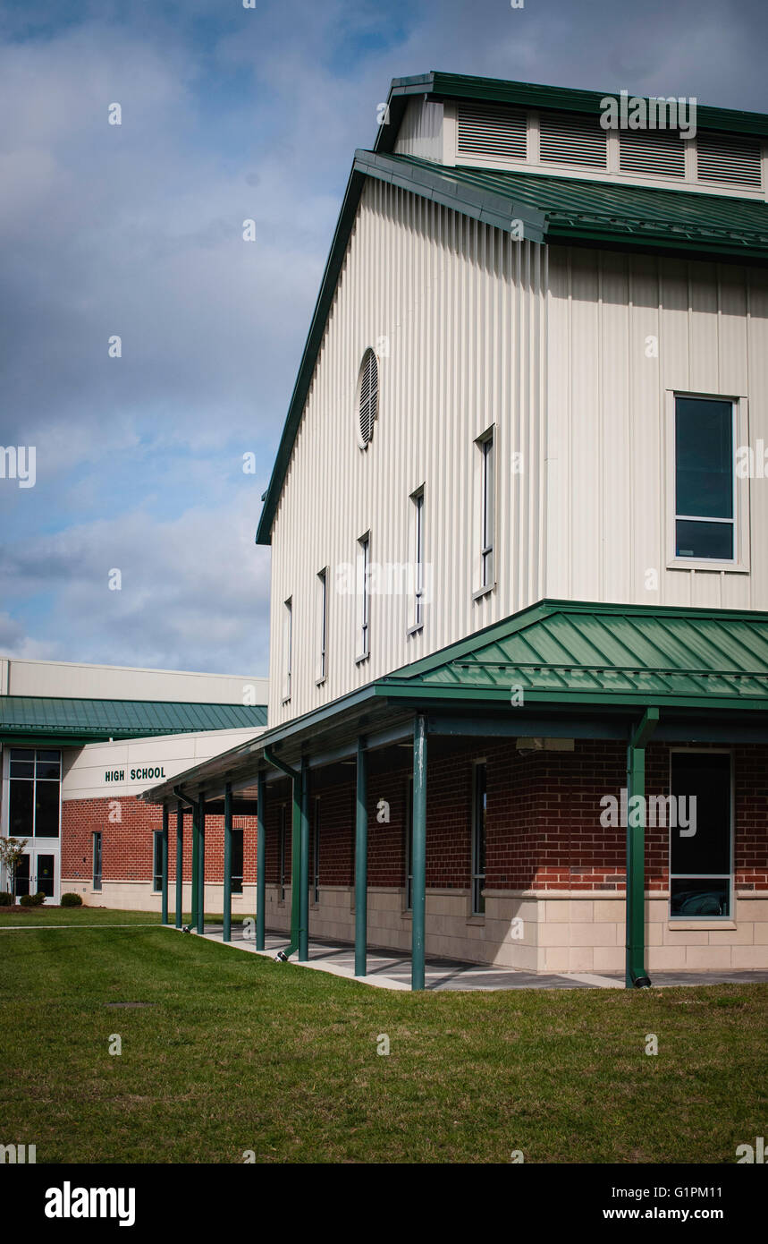Architectural exteriors. School building Stock Photo - Alamy