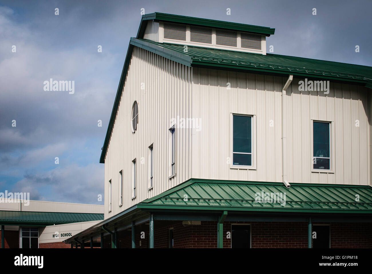 Architectural exteriors. School building Stock Photo - Alamy
