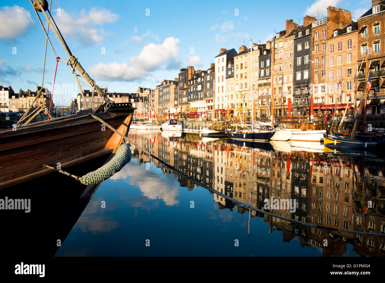 Harbour of Honfleur, Normandy, France Stock Photo - Alamy