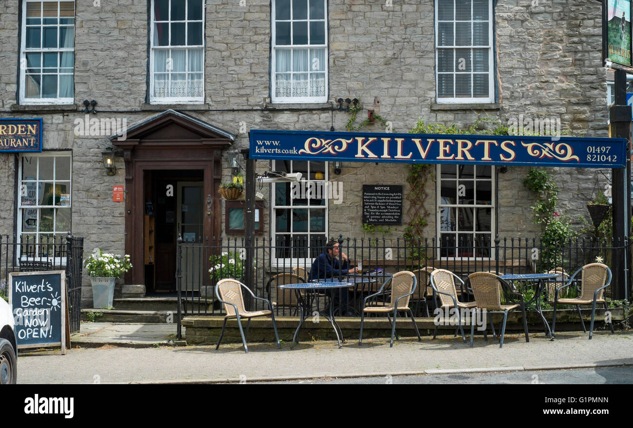 Hay-on-Wye a small town famous for book shops and a literary festival ...