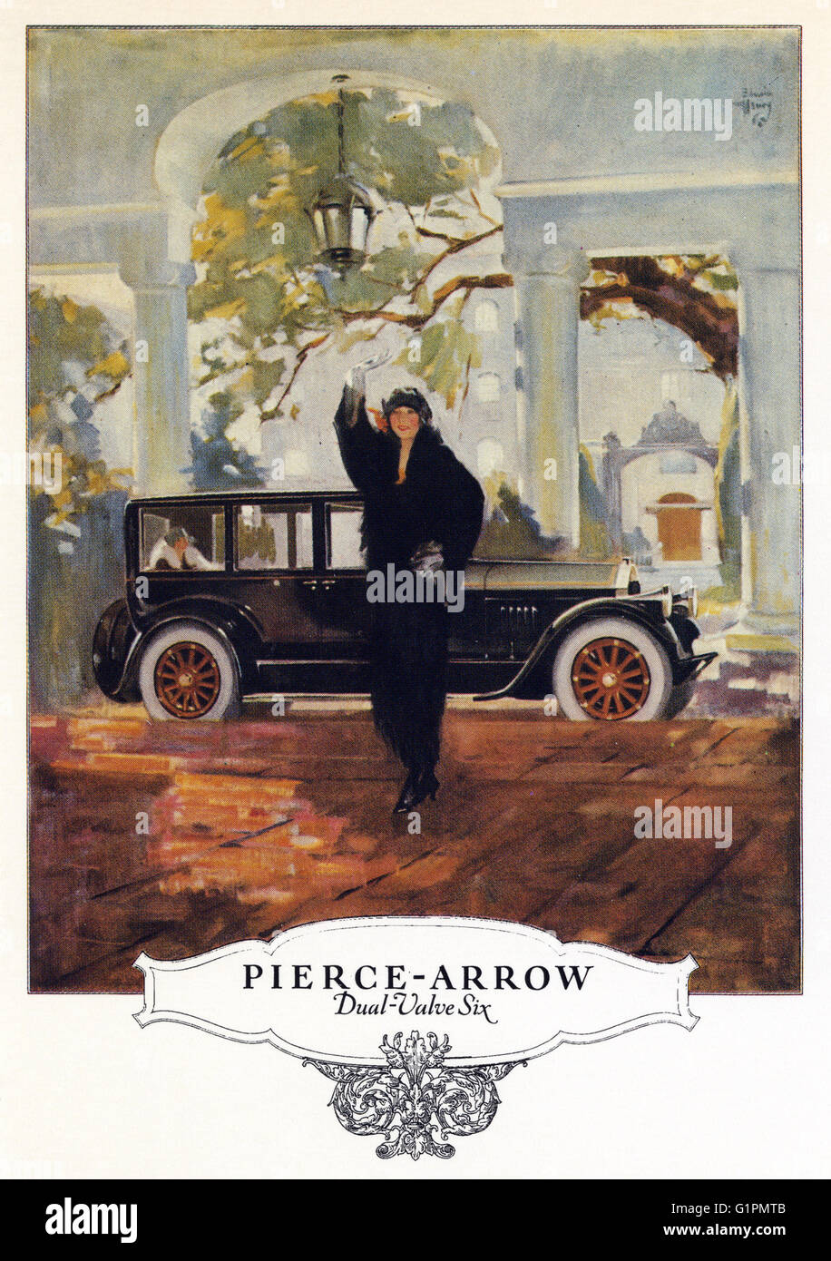 AD: PIERCE-ARROW, 1911. American advertisement for Pierce-Arrow ...
