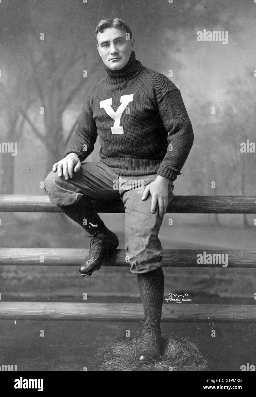 JAMES HOGAN (1876-1910). Irish American football player. Photograph ...
