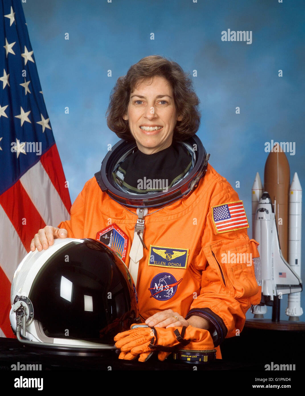 ELLEN OCHOA (1958- ). American astronaut. Photograph, 2002 Stock Photo ...