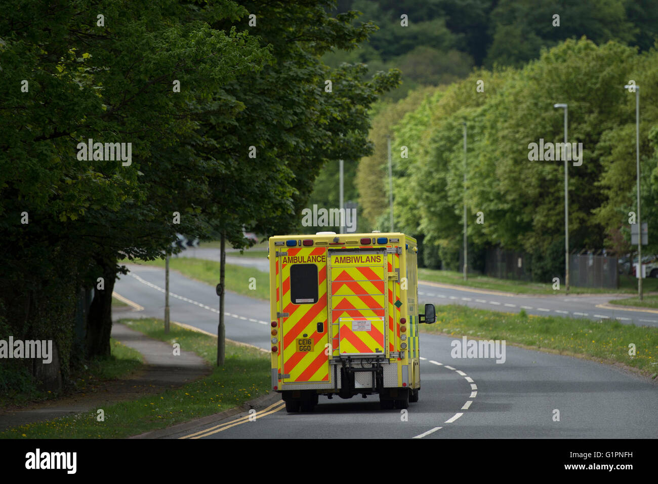 Welsh ambulance hi-res stock photography and images - Alamy