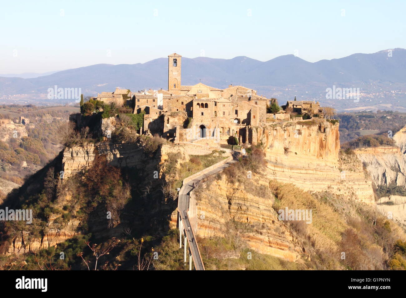 Civita di Bagnoregio, the dying city near Rome, Italy Stock Photo - Alamy