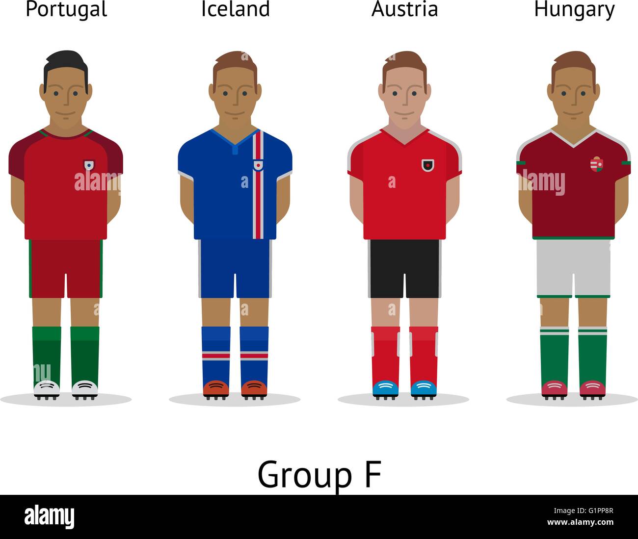 Portugal team euro Stock Vector Images - Alamy