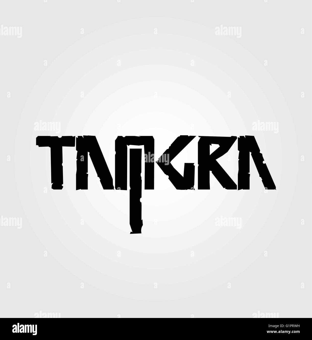 "tangra" typography. Logo symbol Stock Vector Image & Art - Alamy